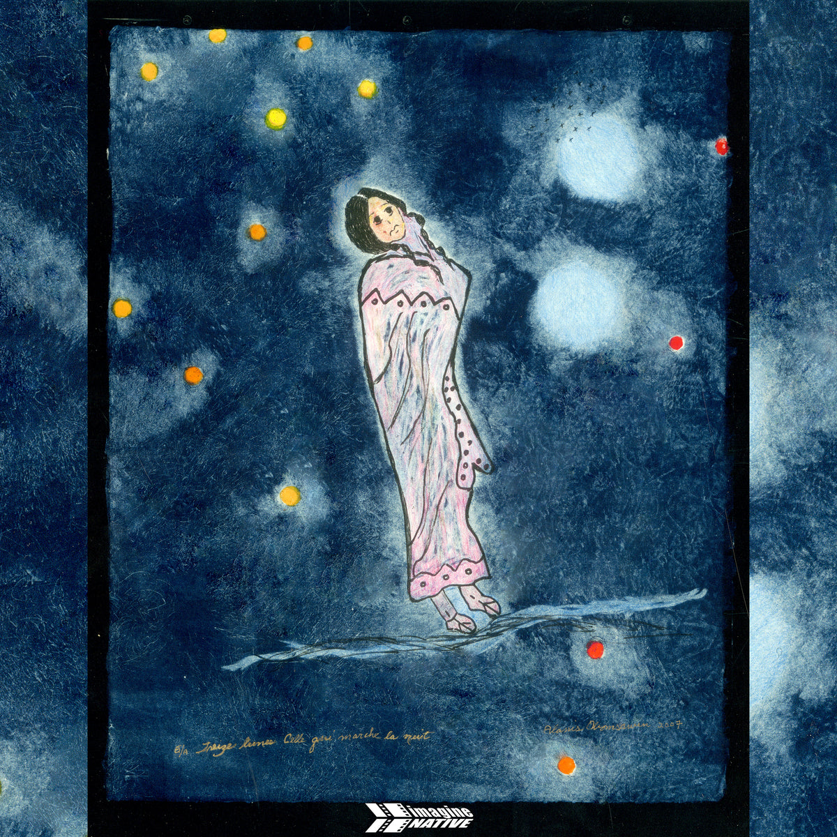 Alanis Obomsawin ''13 Moons'' Silk Scarf – imagineNATIVE